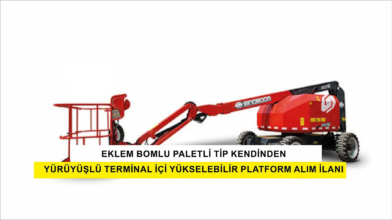 Eklem Bomlu Paletli Tip Kendinden Yürüyüşlü Terminal İçi Yükselebilir ...