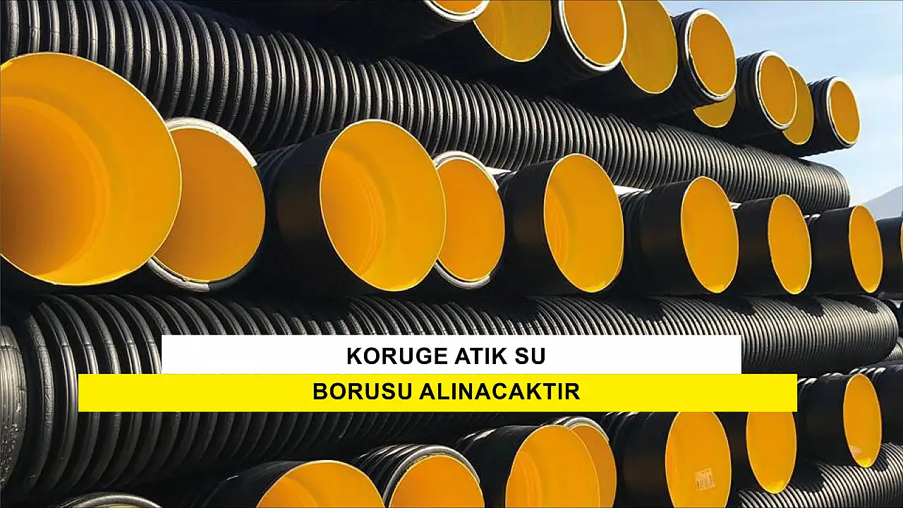 Koruge Atık Su Borusu